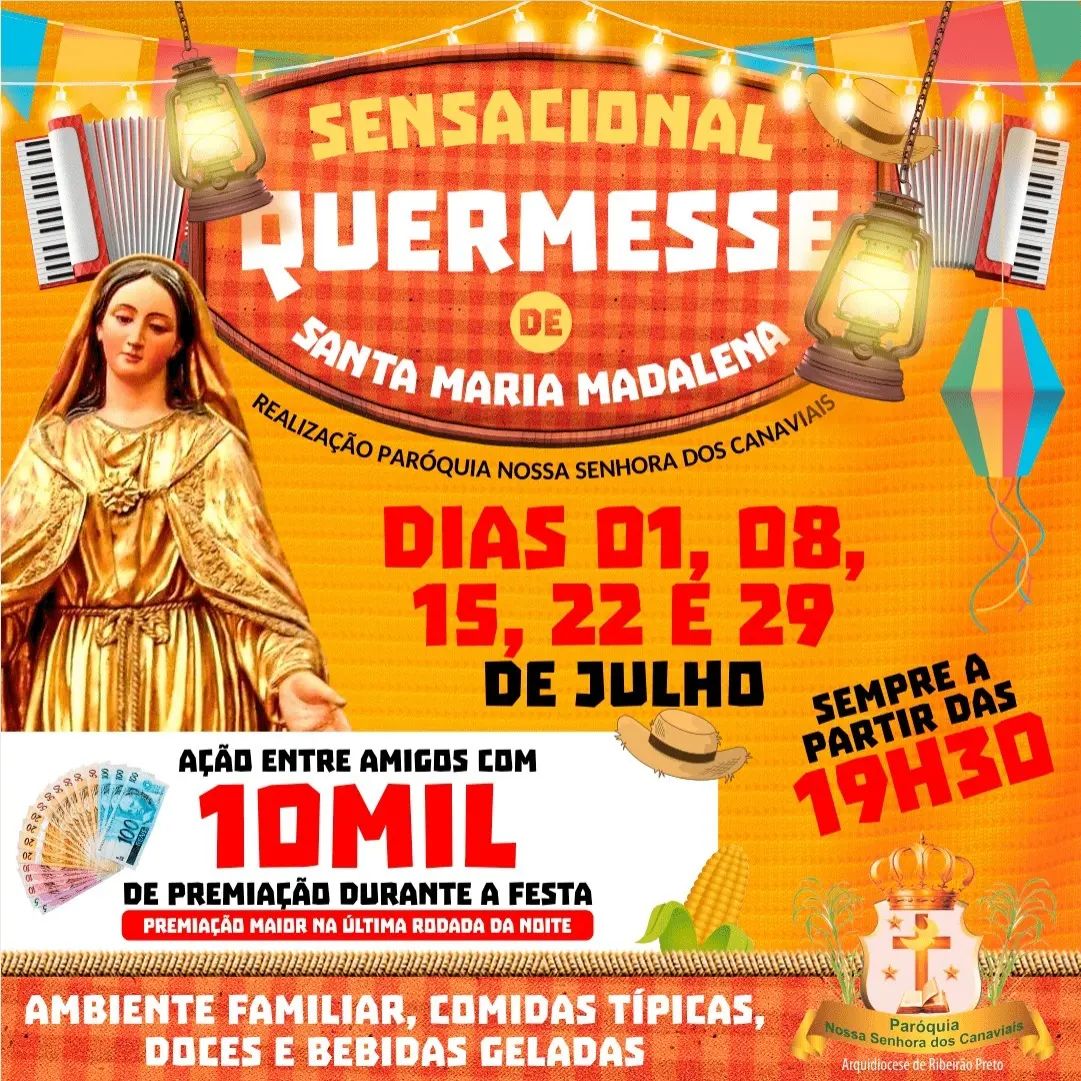 Quermesse da Paróquia Nossa Senhora dos Canaviais 2023 | Arquidiocese ...