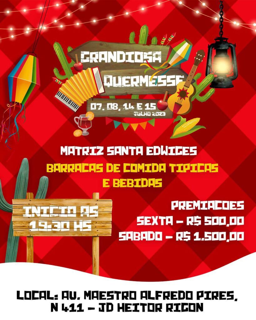 Quermesse Santa Edwiges 2023 – Arquidiocese de Ribeirão Preto