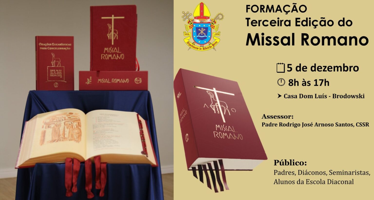 Arquidiocese promove a "Formação sobre a Terceira Edição do Missal ...