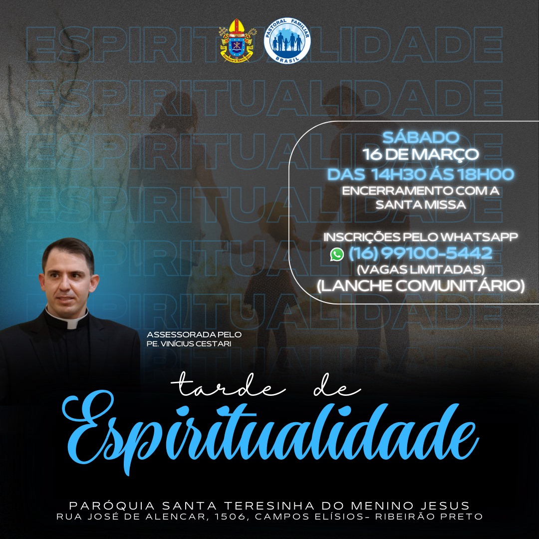 Tarde de Espiritualidade da Pastoral Familiar | Arquidiocese de ...